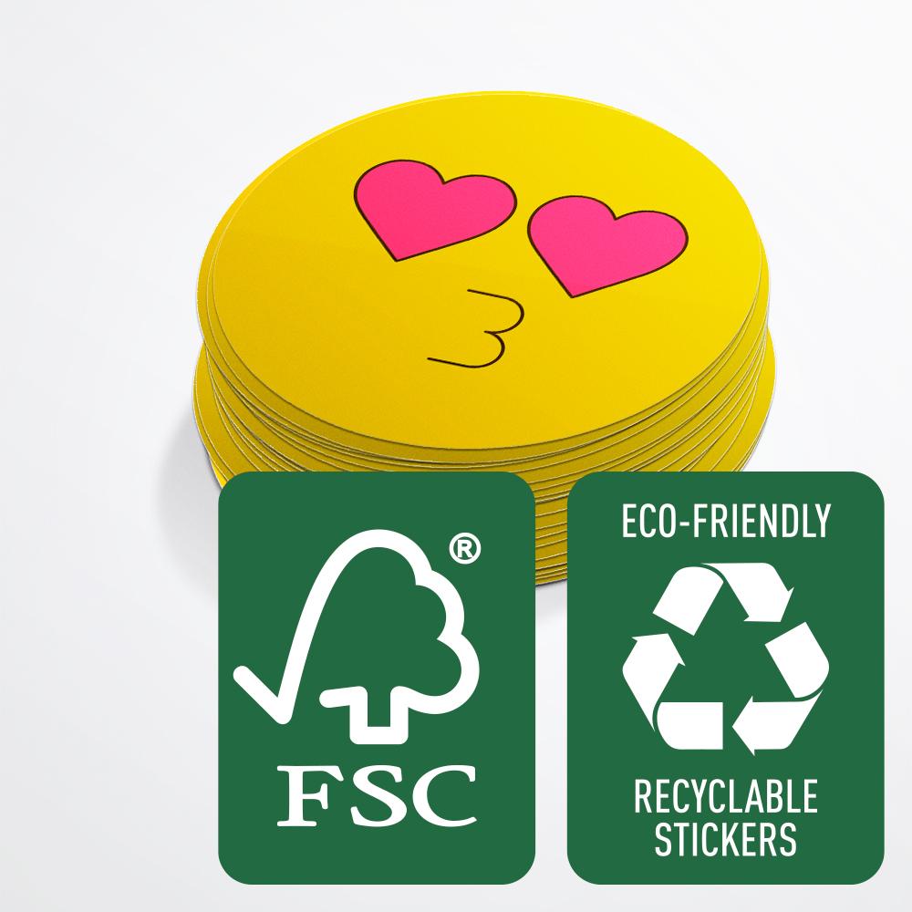 Round Sticker Printing, Custom Round Stickers, Personalised Designs ...