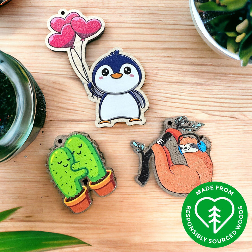 Custom Acrylic Charms, Acrylic Charm Printing, Free Delivery – Zap ...