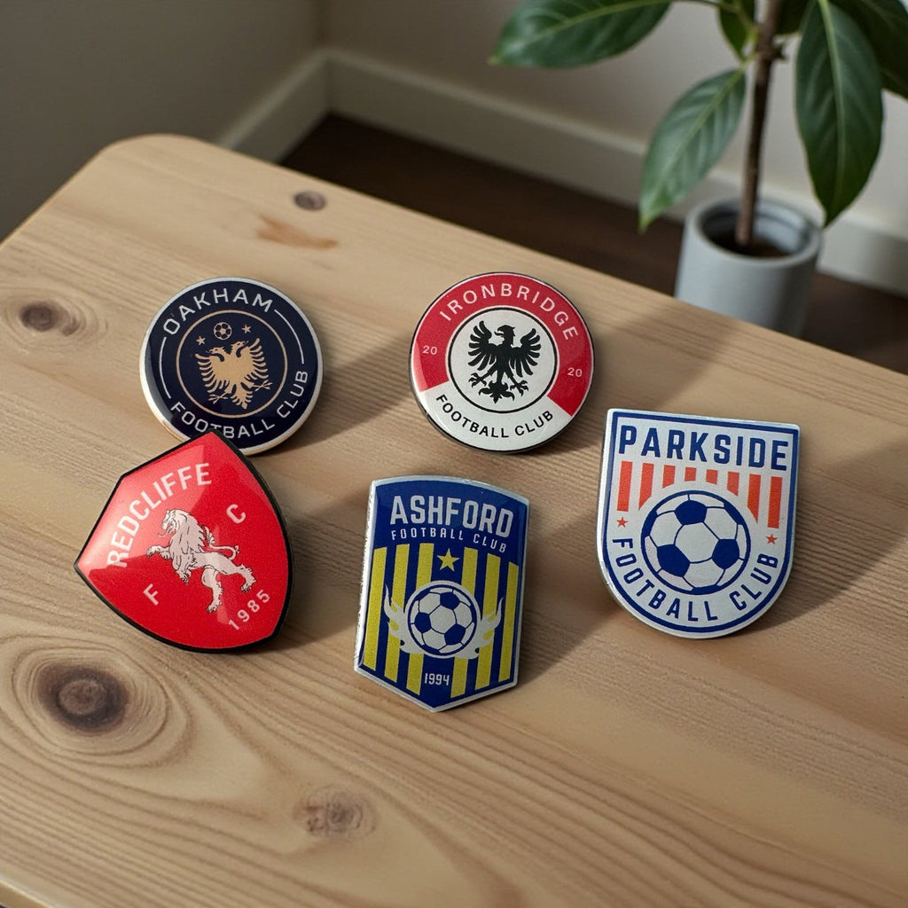 Custom Football Club Pin Badges | UK Made Club Merchandise – Zap! Creatives