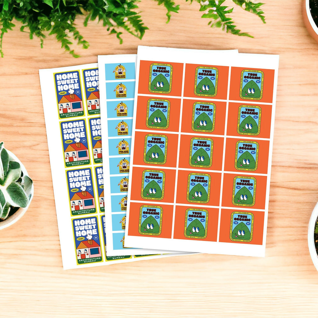 Zap! Creatives | Custom Printed Labels | Rectangle Vinyl Labels