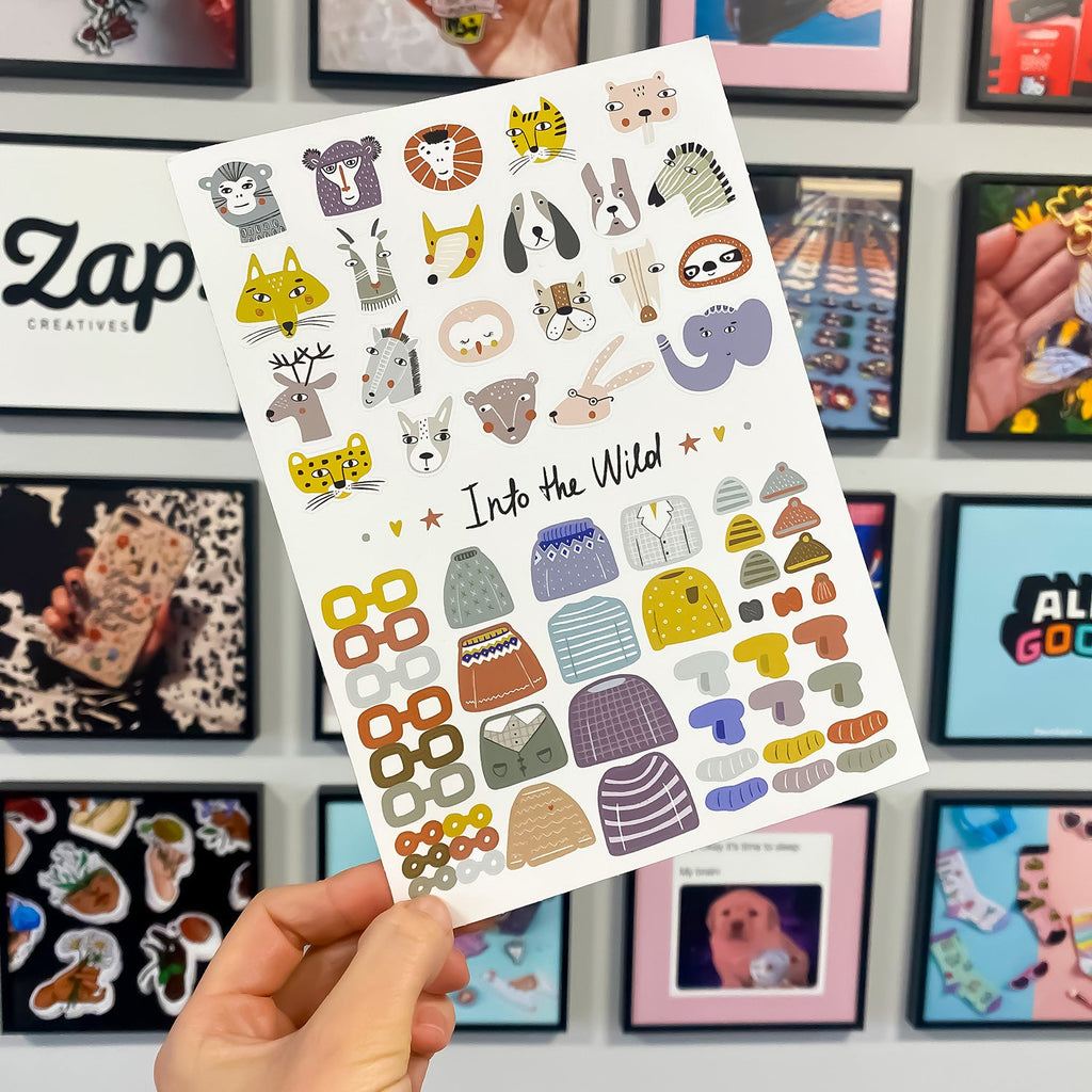 Custom Sticker Sheets | Zap! Creatives | Vinyl Stickers
